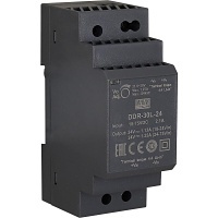 Pulsar DDR-30L-24 DDR 24 V/30 W/1,25 A przetwornica DC/DC na szynę DIN
